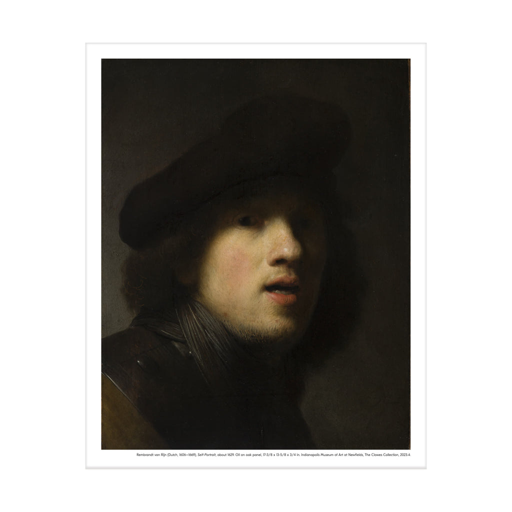 Rembrandt Self-Portrait Print – The Museum & Garden Shop at Newfields