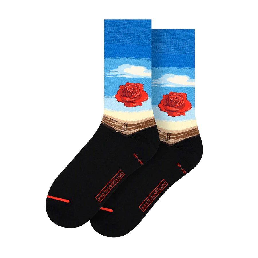 Dalí 'The Meditative Rose' Socks – The Museum & Garden Shop at Newfields