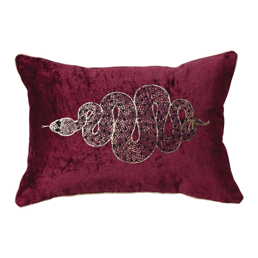 Velvet Snake Pillow – The Museum & Garden Shop at Newfields