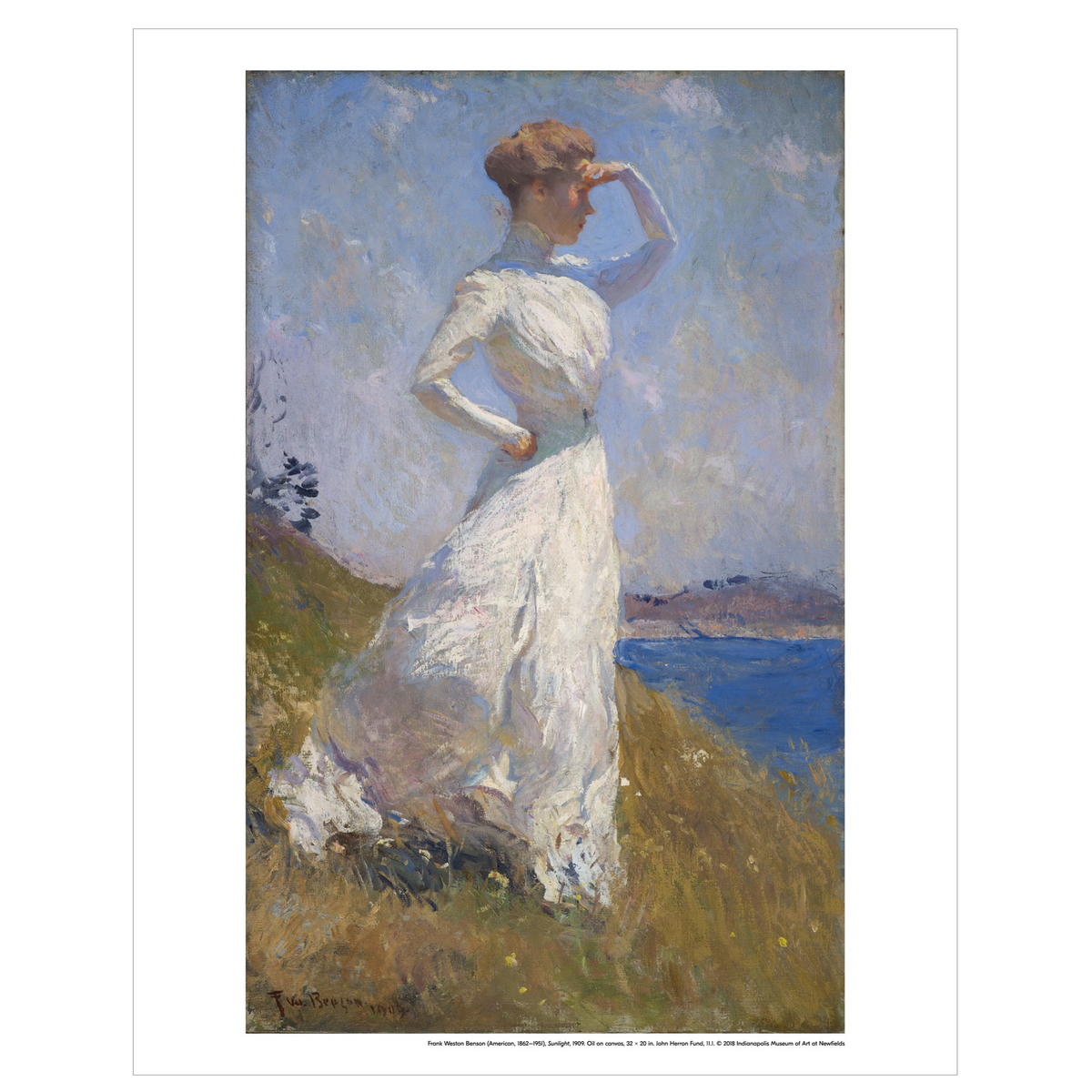 Frank Weston Benson, 'Sunlight' Print – The Museum & Garden Shop at ...